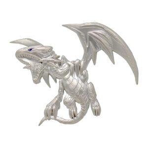 yu-gi-oh! limited edition .999 silver plated pin badge | blue eyes white dragon