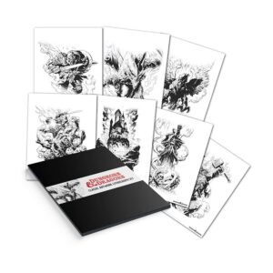 fanattik dungeons & dragons lithograph set