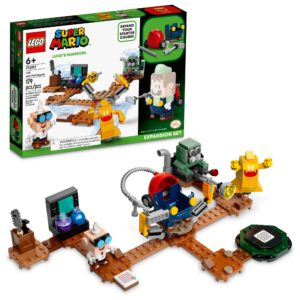 lego super mario luigi’s mansion lab and poltergust expansion set 71397 building kit for kids aged 6 and up (179 pieces)