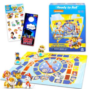 nick shop paw patrol ready to roll scavenger hunt game bundle ~ paw patrol board game for kids with pop up stickers and more | paw patrol toys (paw patrol games for birthday party)