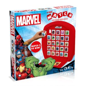 top trumps match game marvel heroes - family board games for kids and adults - matching game and memory game - fun two player kids games - memories and learning, board games for kids 4 and up