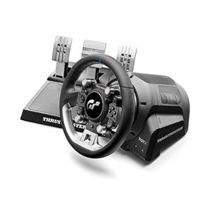 thrustmaster t-gt ii racing wheel - officially licensed for playstation 5 and gran turismo - ps5 / ps4 / pc - uk version