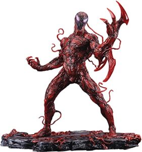 kotobukiya marvel universe: carnage renewal edition artfx+ statue, multicolor