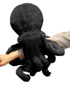 octopus stuffed animals octopus plush doll toys octopus stuffed toys gift for kids and lovers for birthday, christmas, valentine's day(black)