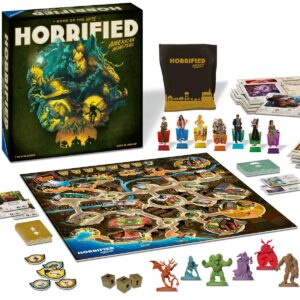 ravensburger horrified: american monsters strategy board game - engaging and scalable gameplay | classic cryptids adventure | perfect for family game nights | ages 10 & up