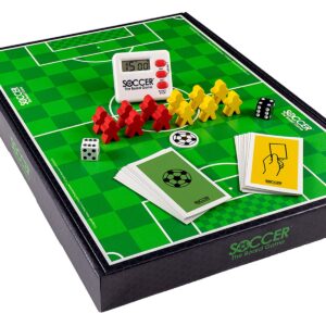 soccer the board game – 2 player fast-paced soccer game – great gift for your soccer enthusiast