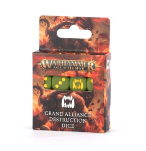 games workshop - age of sigmar: grand alliance destruction dice set