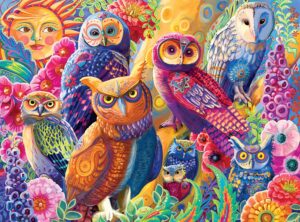 buffalo games - laura audi - owl autonomy - 1000 piece jigsaw puzzle for adults -challenging puzzle perfect for game nights - finished size is 26.75 x 19.75