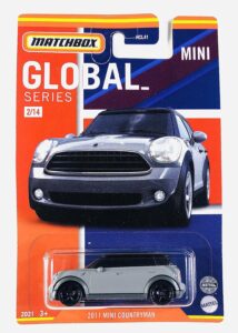 matchbox - 2011 mini countryman - gray - global series - 2/14