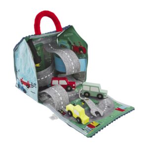 mud pie children's transportation car plush set