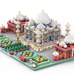 semky micro mini blocks taj mahal famous landmark model set,(5477pieces) -building and architecture toys gifts for kid and adult