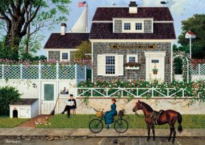 buffalo games - charles wysocki - in spring - 300 large piece jigsaw puzzle