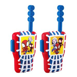 ekids spidey and his amazing friends toy walkie talkies for kids, indoor and outdoor toys for kids and fans of spiderman toys for boys