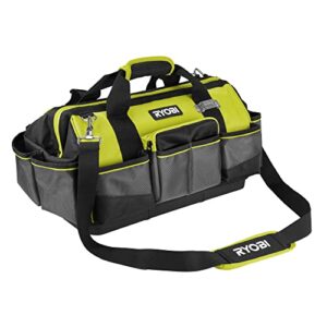 ryobi rssmtb1 medium tool bag, black, yellow