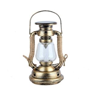 straight fire led solar candle light vintage landscape lights outdoor candlestick lamp smokeless garden lantern lamp hemp rope home decoration