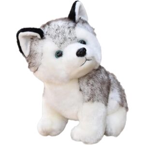 xigui 10" plush husky dog stuffed animal puppy toys gifts