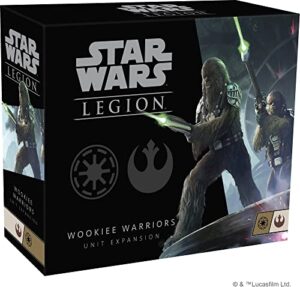 star wars: legion wookie warriors unit expansion - powerful wookiees! tabletop miniatures game, strategy game for kids and adults, ages 14+, 2 players, 3 hour playtime, made by atomic mass games