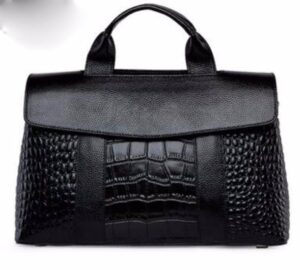 nc genuine leather alligator print handbag large capacity ladies bag fashion all-match crossbody shoulder bag for women