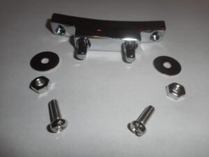 ludwig butt plate for black magic/supralite snare, chrome - #pb3c