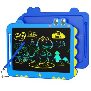 lcd writing tablet for kids, colorful toddler toys doodle board, drawing tablet, reusable electronic pads educational and learning toy gift for 3-8 years old boys and girls