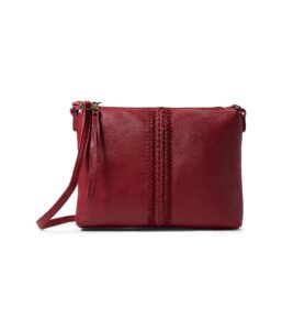 the sak briar leather crossbody crimson one size