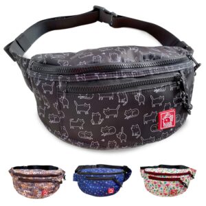 flock three fanny pack (denim)