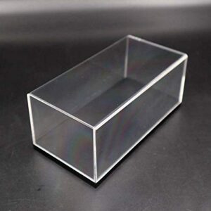 jia jia lai acrylic case show display box transparent dust proof black base 1:43 model cars