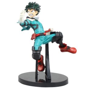 qaheart mha figures- anime characters mha action figures statues toy, cute cool collectible toy for kids boys girls, children christmas birthday gift (deku-b, 19cm)