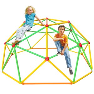 naqier 6ft climbing dome 2022 upgraded geometric dome climber for kids outdoor jungle gym monkey bars for backyard support 500lbs indoor climbing toys for toddlers 1-3