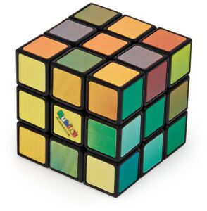 rubik’s cube, impossible cube, advanced color-matching puzzle, the original 3x3 rubik's, twisting fidget toy, challenging brain teaser & sensory puzzle for adults, teens, & kids, for ages 8 & up