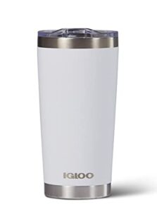 igloo white 20 oz stainless steel tumbler