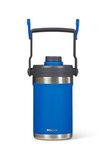 igloo 1/2 gal blue stainless steel sport jug