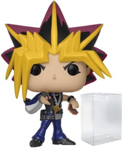 pop yu-gi-oh! - yami yugi funko pop! vinyl figure (bundled with compatible box protector case), multicolored, 3.75 inches