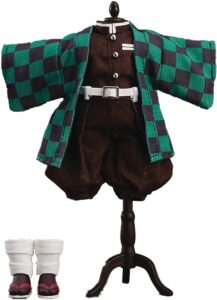 good smile nendoroid doll demon slayer: tanjiro kamado outfit set, multicolor