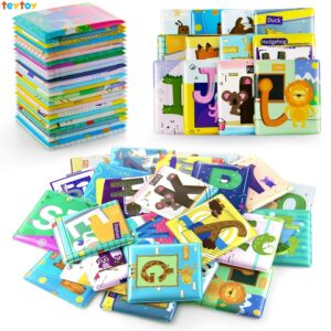 26 pcs baby soft alphabet cards toys,baby bath toy abc alphabet baby flash cards early learning educational toy,washable waterproof letter toys for toddler kid boy girl 0 1 2 3 4y