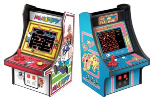 my arcade micro player game bundle: mappy and ms. pac-man - fully playable 6.75 in. collectible