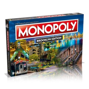 monopoly board game - brooklyn edition: 2-6 players family board games for kids and adults, board games for kids 8 and up, for kids and adults, ideal for game night