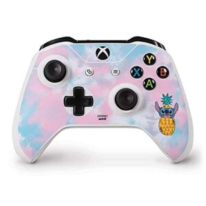 skinit decal gaming skin compatible with xbox one s controller - officially licensed disney lilo and stitch pineapple stitch design