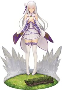 kotobukiya re:zero – starting life in another world: emilia (memory’s journey) pvc statue, multicolor