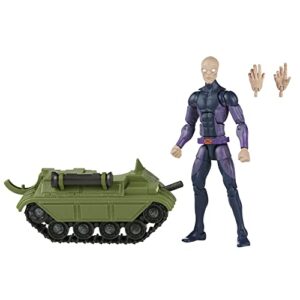 marvel legends series x-men darwin action figure 6-inch collectible toy, 4 years+, 2 accessories and 1 build-a-figure part