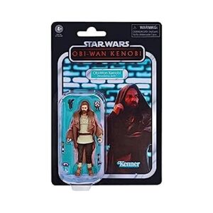 star wars the vintage collection obi-wan kenobi (wandering jedi) toy, 3.75-inch-scale figure, kids ages 4 and up, multicolored, f4474