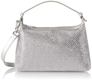 vince camuto womens corin crossbody, pewter, one size us