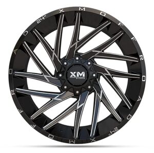 xtreme mudder xm-351 24x10-6 5x139.7+5x150 c.b 110 gloss black milled