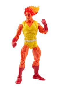 hasbro marvel legends series retro fantastic four firelord 6-inch action figure toy, includes 3 accessories (f3444)