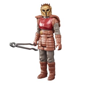 star wars retro collection the armorer toy 3.75-inch-scale the mandalorian collectible action figure, toys for kids ages 4 and up