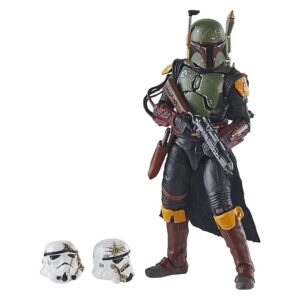 star wars the vintage collection boba fett (tatooine) deluxe action figure, 3.75-inch-scale the book of boba fett toy for kids