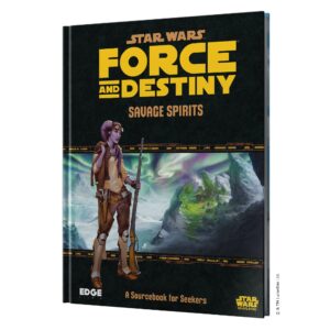 edge studio star wars force and destiny game savage spirits expansion,roleplaying game, strategy game for adults and kids, ages 10+,2-8 players, average playtime 1 hour,made