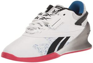 reebok men's legacy lifter ii cross trainer, white/black/vector red, 12