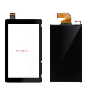 replacement for nintendo switch screen replacement hac-001(-01) lcd display panel and v2 touch digitizer screen panel(v2 hac-001(-01) touch+lcd)