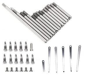 jiayouy clarinet repair tool kit 14pcs key rollers + 6pcs clarinet springs + 21 screws bb clarinet woodwind instrument replacement accessories